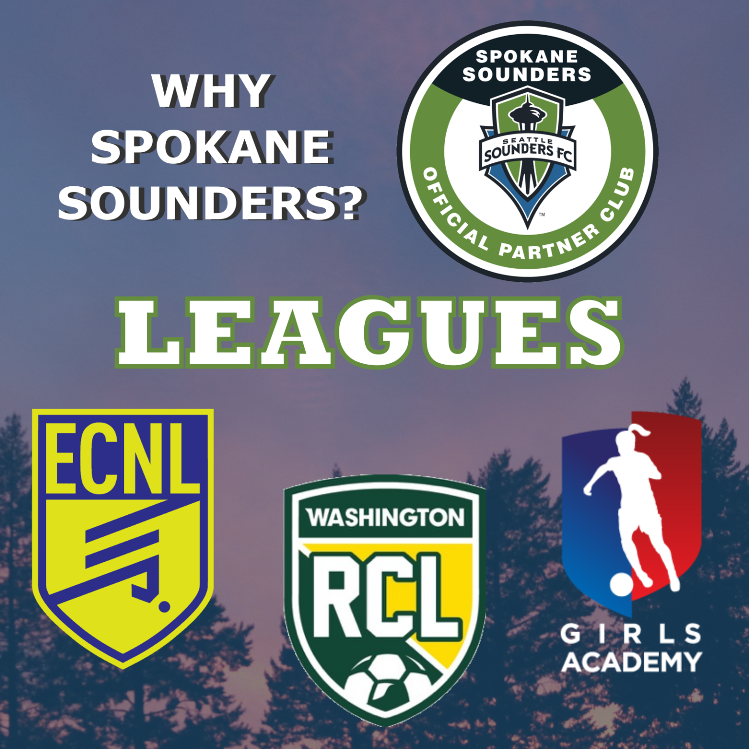 Why Spokane Sounders? - Leagues - Spokane Shadow Soccer Club