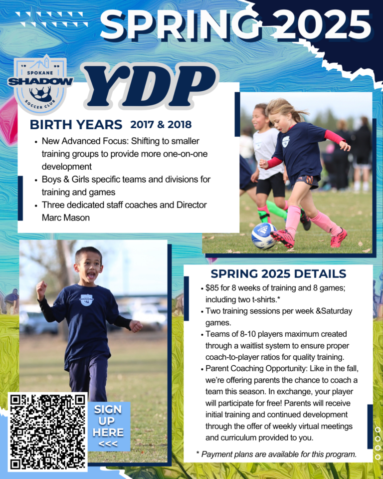YDP Spring 2025 - Spokane Shadow Soccer Club